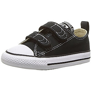 Converse Boys' Chuck Taylor All Star 2V Low Top Sneaker, Black, 6 M US Toddler