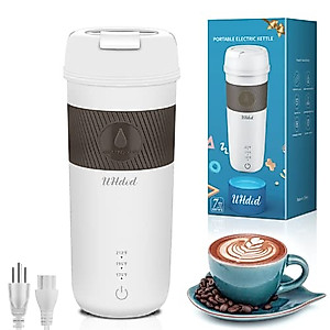 Portable Travel Electric Kettle, Mini Electric Tea Kettle for Boiling Water at Home Office Hotel and Travel, Small Electric Kettle Unique Gifts for Man Woman