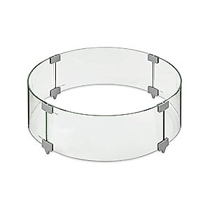 Outdoor GreatRoom Round Glass Guard