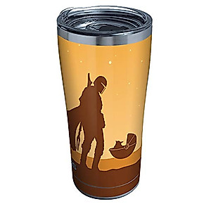 Tervis Triple Walled Star Wars - The Mandalorian - Desert Insulated Tumbler Cup Keeps Drinks Cold & Hot, 20oz, Stainless Steel
