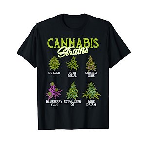 Cannabis Strain Weed Cannabis Marijuana T-Shirt