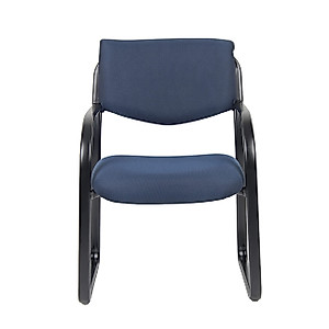 Boss Office Products Fabric Guest Chair in Blue