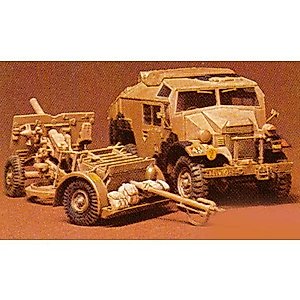 Tamiya 1/35 British 25lb Gun & Quad TAM35044 Plastic Models Armor/Military 1/35