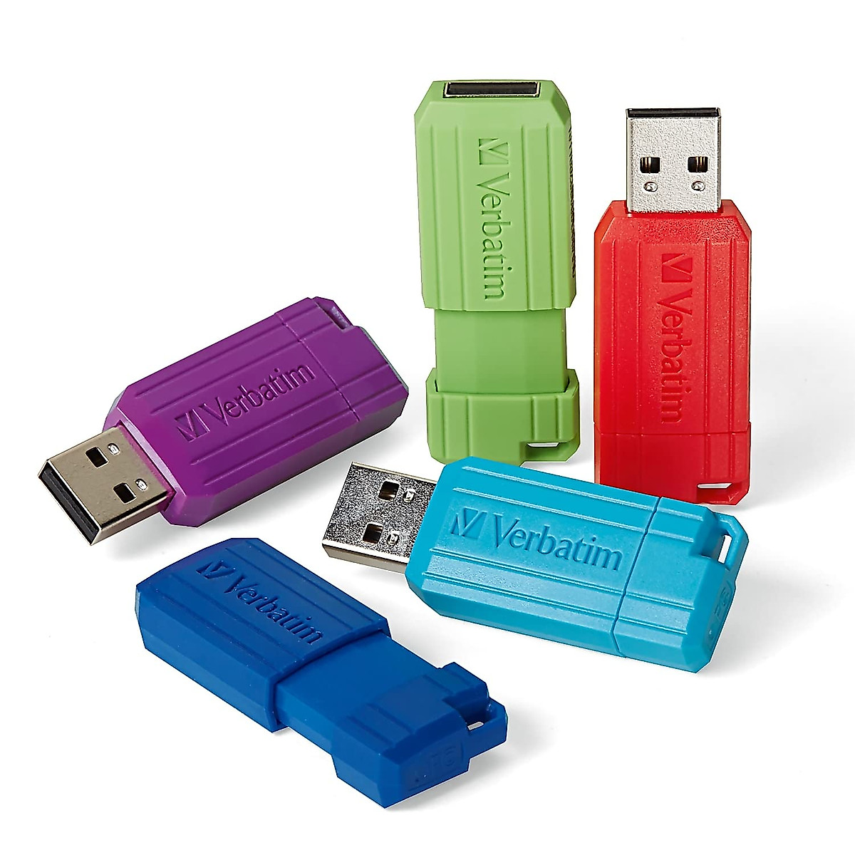 Verbatim 1913050 Verbatim PinStripe 8GB USB 2.0 Flash Drive