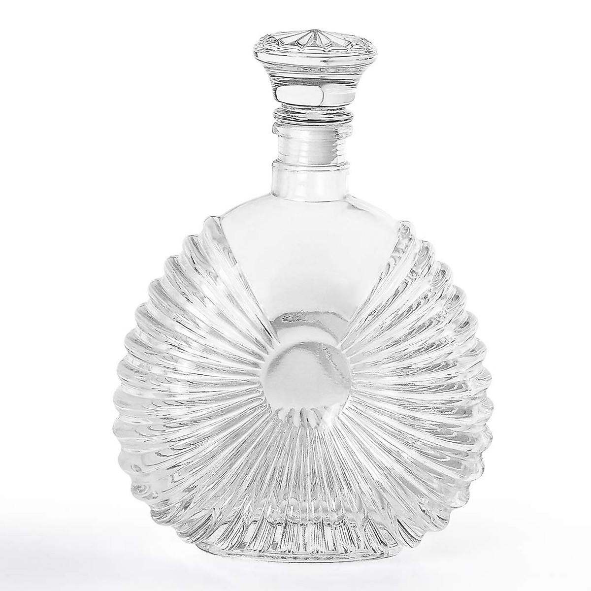 MDLUU Liquor Decanter, Glass Decanter with Airtight Stopper, Decanter Bottle for Whiskey, Brandy, Scotch, Bourbon 24oz/700ml