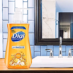 Dial Antibacterial Liquid Hand Soap, Gold, 7.5 Ounce