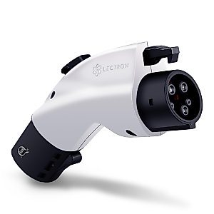 [Only for J1772 EVs ] Lectron - Tesla to J1772 Charging Adapter, Max 48A & 250V - Compatible with Tesla High Powered Connectors, Destination Chargers, and Mobile Connectors (White)