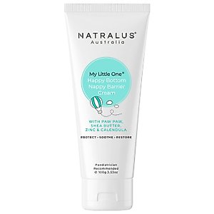 Natralus Australia My Little One Nappy Barrier Cream with Paw Paw - Protect, Soothe and Restore, 3.53 Oz