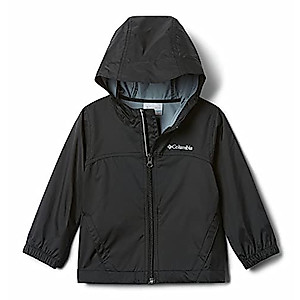 Columbia Youth Boys Glennaker Rain Jacket, Black, Medium