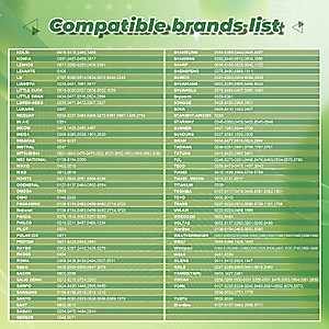 Universal AC Remote Control - 6000 in 1 LCD A/C Conditioning Controller for Multiple Brands Including Mitsubishi, Toshiba, Hitachi, Fujitsu, Daewoo, LG, Samsung, Electrolux, Sanyo, and AUX