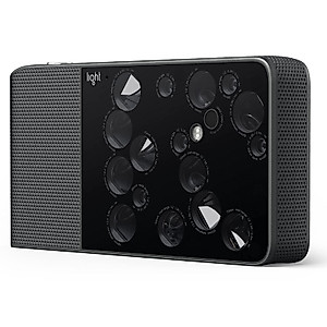 Light L16 - 4K Multi-Lense 52MP Pocket-Sized DSLR-Quality Camera with Built-in Wifi, Touchscreen, Software Updated Built-in 256MB Storage (New)