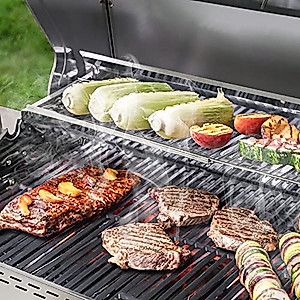 Utheer Universal Grill Warming Rack for Nexgrill 720-0830H 720-0888 720-0958B 720-0882A 720-0896 720-0830X 720-0888N 720-0925P Stainless Steel Adjustable Rack for Nexgrill Gas Grill Replacements