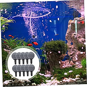 NUSITOU 5pcs Bubble Stone Small Bubbles Hydroponic Systems Hydroponic Air Stone Aquarium Oxygen Aeration Air Fittings Air Bubbling Release Air Stone Oxygen Stone Fish Tank Supplies