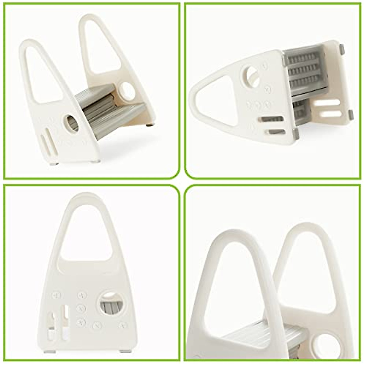 Toddler Step Stool, Kids Two Step Tower for Bathroom Sink, Toilet Potty Training, Kitchen Counter, Children Step Up Learning Helper with Safety Handles and Non-Slip Pads,Gray