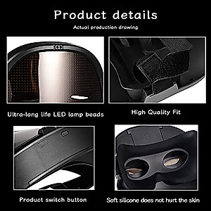 jcwfuno LED masks with Bluetooth programmable, used for costume cosplay party fancy dress party, adults light up rechargeable mask, Halloween party gifts for men ((Rechargeable