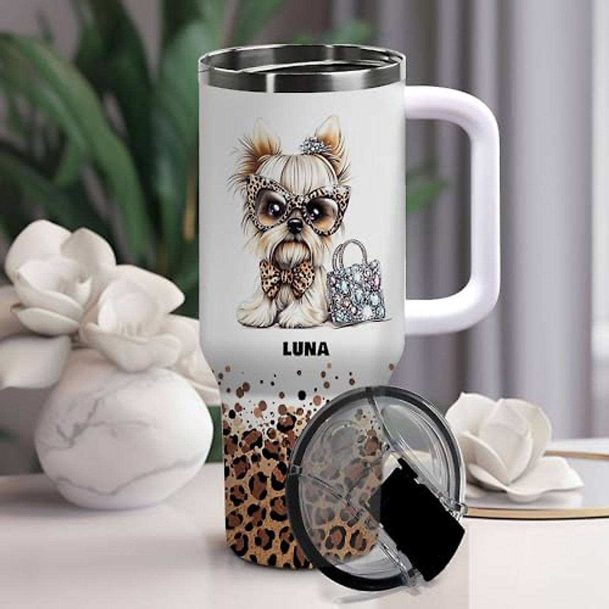 Personalized Dog Tumber with West Highland White Terrier Dog’s Name – Custom Cup for Dog Moms, Ideal Gift for Women, Girlfriend, Best Friend, Christmas Gifts 0irOTk