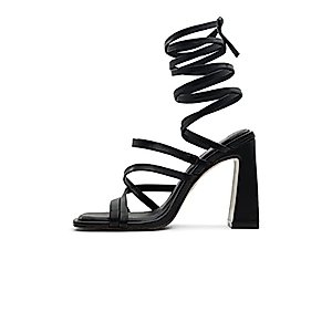 Call It Spring Women's Carolyna Heeled Sandal, Black, 8