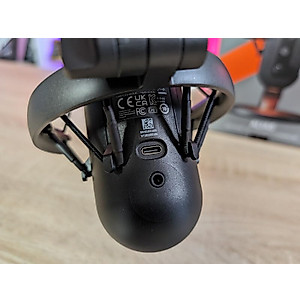 SteelSeries Alias USB Mic for PC — 3x Bigger Capsule for Gaming, Streaming and Podcasting — Sonar for Streamers Audio Software — AI Noise Cancelling — LED (Renewed)
