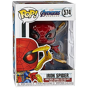 Funko Pop! Marvel: Avengers Endgame - Iron Spider with Nano Gauntlet, Multicolor (45138),3.75 inches