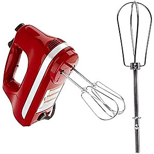 Wadoy W10490648 & KHM2B Beaters for Hand Mixer Stainless Steel Pro Whisk Turbo Beaters, Cream, Making Mousse or Meringue, Shakes, Egg, Replace AP5644233, PS4082859, KHM512BM, KHMPW