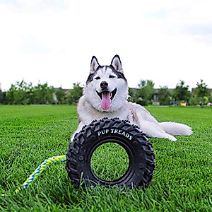 SPOT Ethical Pets 54337 Pup Treads Rubber Tire Pet Toys