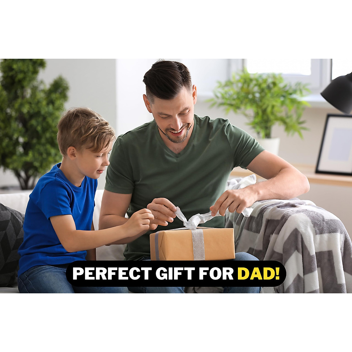 COOL STONES Daddy's Sippy Cup Whiskey Glass and Whiskey Socks for Dad - Whiskey Socks - New Dad and Old Dad - Gift Set for Men - Funny Engraved Scotch Glass and Fun Socks (Cup & Socks)