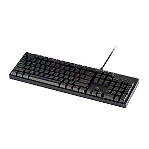 Monoprice Dark Matter Collider Mechanical Gaming Keyboard - Cherry MX Red, Full RGB Customization, Wired, Full N-Key Rollover