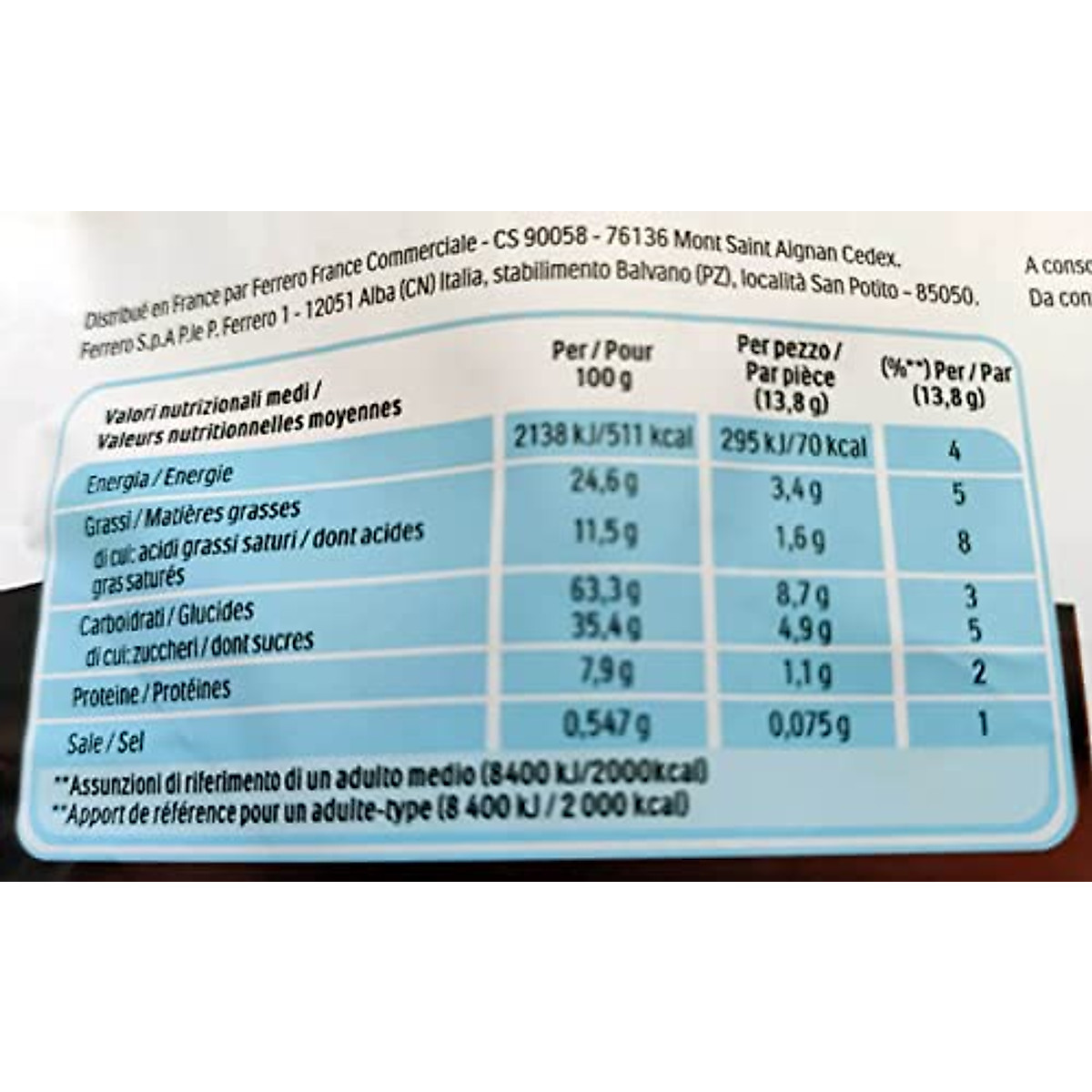 Nutella Sandwich Biscuits 304g Resealable Pouch (3 packs)