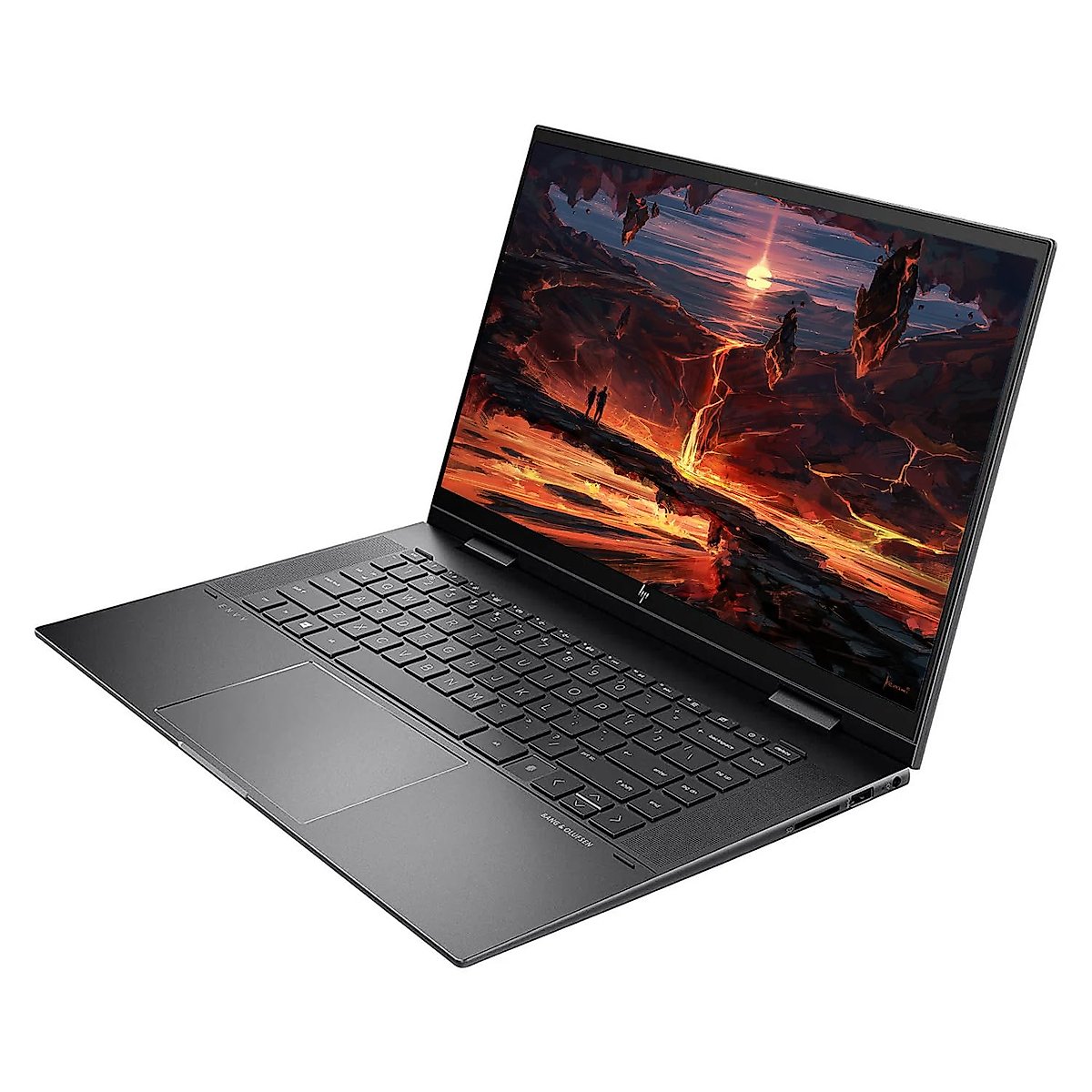 HP Envy X360 2-in-1 Laptop, 15.6" IPS Touchscreen, AMD Ryzen 7 5700U Processor, Backlit Keyboard, Fingerprint Reader, Wi-Fi 6, Audio by Bang & Olufsen, Windows 11 (16GB RAM | 1TB PCIe SSD)