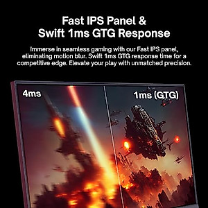 Pixio PX248 Prime V2 24 inch 180Hz Refresh Rate FHD 1080p Resolution IPS Panel 1ms GTG Response Time Adaptive Sync LCD Gaming Monitor