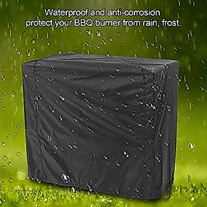 Gorgeri BBQ Grill Covers Outdoor Waterproof Barbecue Covers Garden Patio Polyester Grill Protector(80x66x100cm)