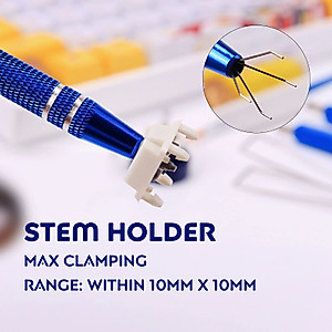 8PCS Keyboard Lube Kit for Keyboard switches Contain Keycap Puller, Switch Puller, Lube Brush, Keyboard Tweezers, Stem Holder, Parts Tray, Apply to Gaming Keyboard & Mechanical Keyboard