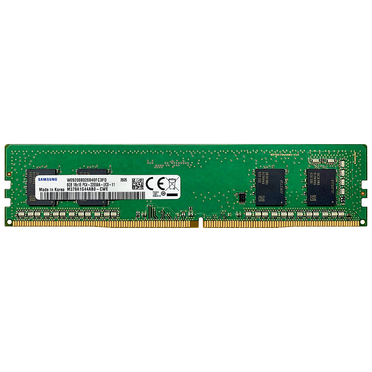 8GB DDR4 3200MHz DIMM PC4-25600 CL22 1Rx16 1.2V 288-Pin UDIMM Desktop RAM Memory Module M378A1G44AB0-CWE