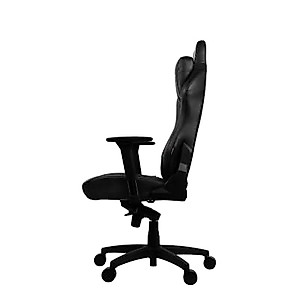 Arozzi - Vernazza Premium PU Leather Ergonomic Gaming/Office Chair with High Backrest, Recliner, Swivel, Tilt, Rocker, Adjustable Height & Adjustable Lumbar & Neck Support - Black - Red Accents