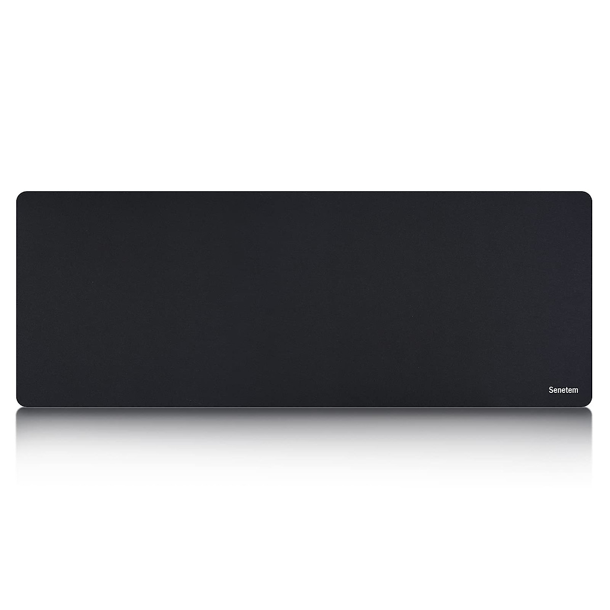 Senetem XL Large Mouse Pad, Thin Gaming Mousepad, Extended Mouse Mat, Non-Slip Rubber Base Keyboard Pad, Big & Long Computer Mat for Desk, Black, XL, 31.5x11.8 in