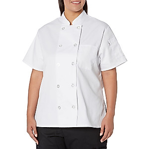 Uncommon Threads womens Tahoe Women's Fit Chef Coat Shirt, White, Small US