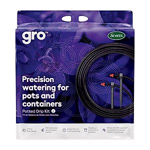 Gro Smart Precision Watering Solutions Potted Drip Kit, Bluetooth/Wi-Fi Enabled