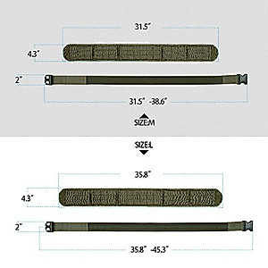 EXCELLENT ELITE SPANKER Military Waist Belt Multi-Purpose Molle Padded Patrol Belt Outdoor Sports Equipment (Ranger Green, M)