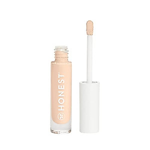 Honest Beauty Fresh Flex Concealer with Niacinamide + Vitamin E + Hyaluronic Acid | Vegan + Cruelty free | Ivory, 0.17 fl oz
