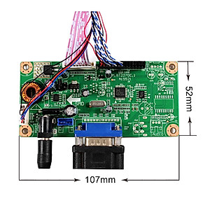10.1 inch HSD101PWW1 1280x800 40pin IPS LCD Screen and VGA LVDs Controller Board,with Location Holes