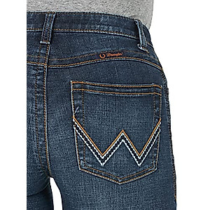 Wrangler Women's Willow Mid Rise Performance Waist Boot Cut Ultimate Riding Jean, Lovette, 13-36