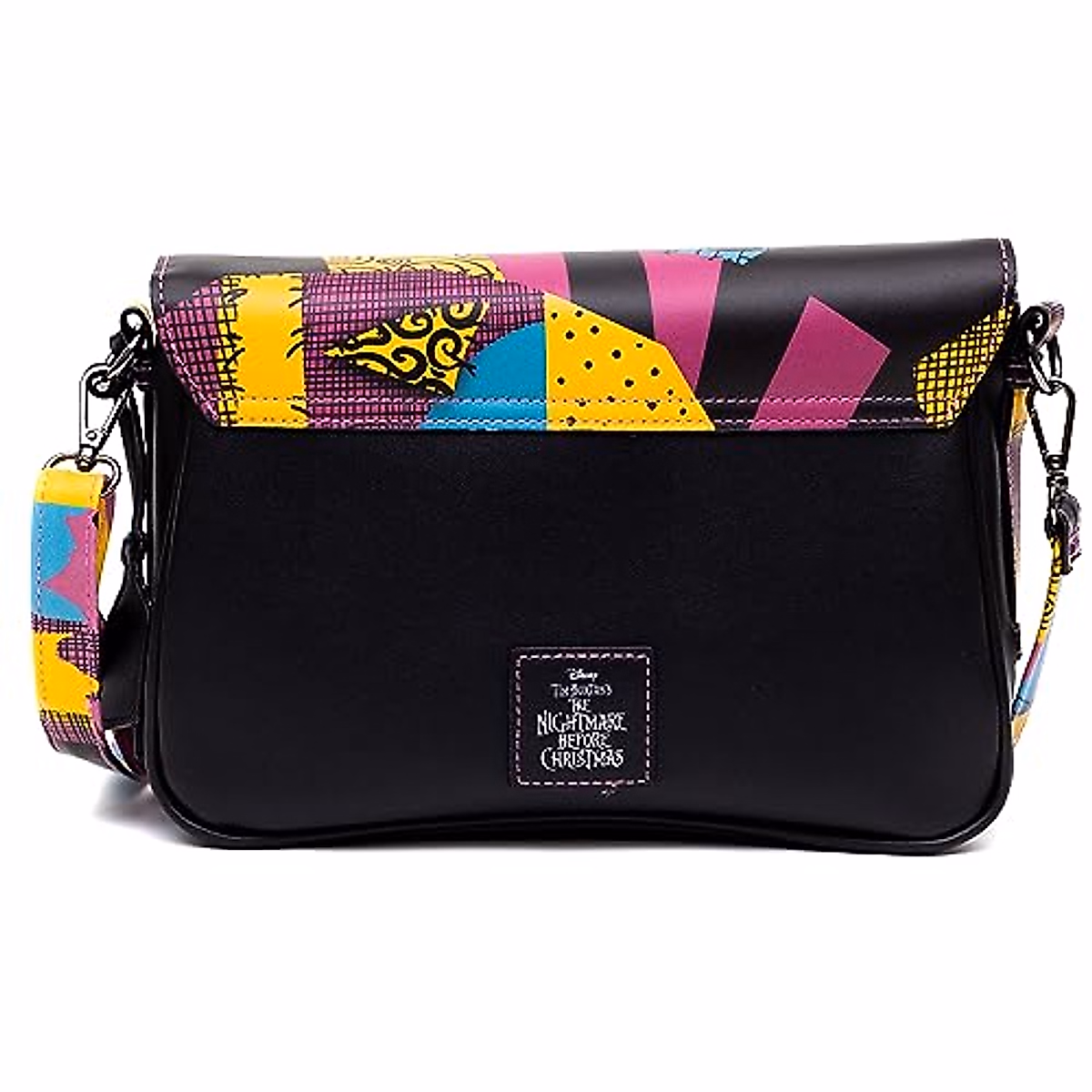 Buckle-Down Disney Wallet, Nightmare Before Christmas Sally Patchwork, Vegan Leather (Crossbody Bag)