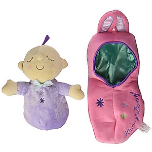 Manhattan Toy Snuggle Pod Hunny Bunny First Baby Doll with Cozy Sleep Sack for Ages 6 Months and Up