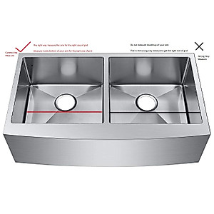 Starstar 50/50 Double Bowl Kitchen Sink Matte Black 304 Stainless Steel Bottom Two Grids (16 x 14)