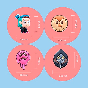 20PCS The Owl House Shoe Decoration Charms for Croc Clog, Cartoon Owl Charms Accessories for Teens Kids Boy Girl Party Favor