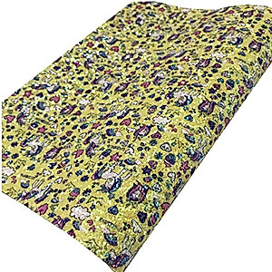 Unicorn Printed Faux Leather Fabric Sheets 5 Pieces Glitter Sequins Synthetic Fabric for DIY Bows Earrings Making Crafts (Assorted A)