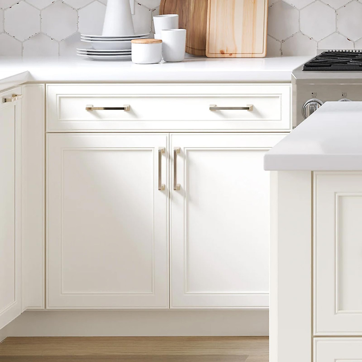 DWIL Cabinet Paint All Match - 32 OZ White | Waterproof, No Sanding, Low Odor | Kitchen and Bathroom Cabinet Makeover Kit