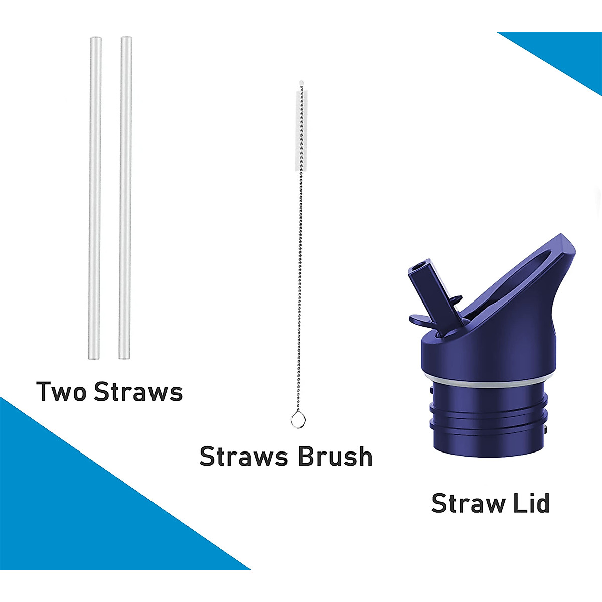 H2OBotté Kids Water Bottle for School - 12oz (Straw Lid), Reusable, leakproof Insulated Stainless Steel Reusable Water bottle for Girls, Boys (Solar Trek)