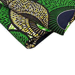 African Fabric 6 Yard Ankara Fabric Tribal Print Fabric Dashiki Print Wax Fabric 6470