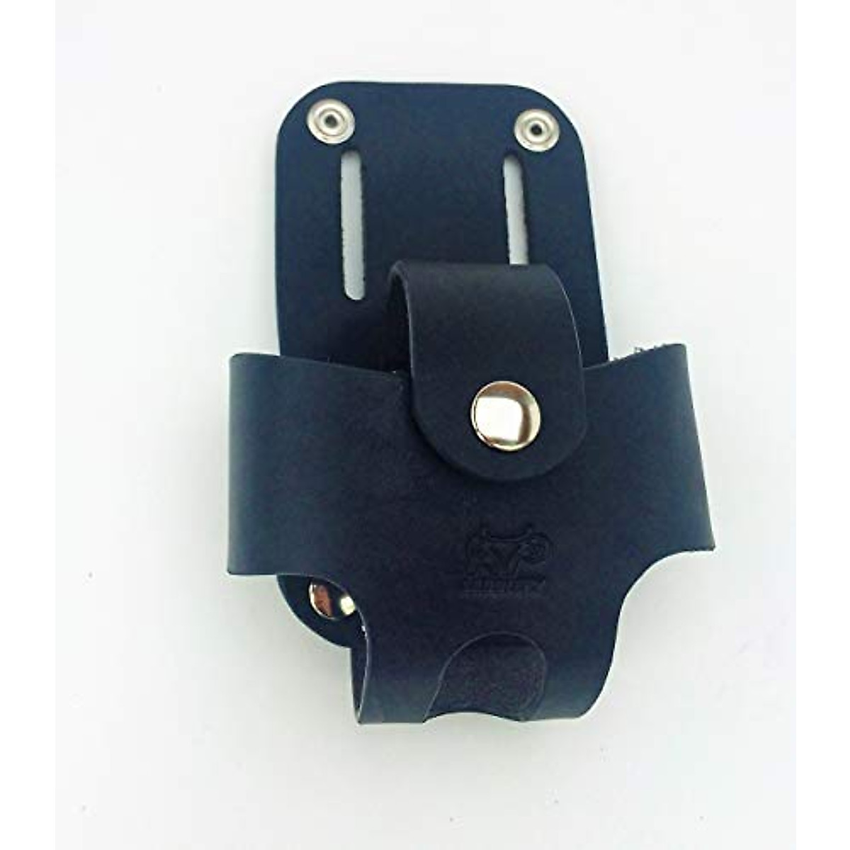 Basket Style Leather Tape Measure Holder by AP Saddlery (Black)